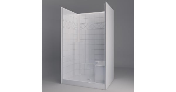 48" x 37" Freedom Easy Step Shower (Right Seat) | Freedom Showers