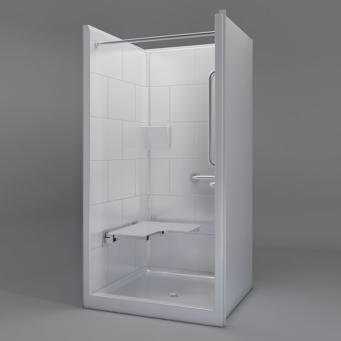 38.5" x 37.125" Freedom ANSI B Shower | Freedom Showers