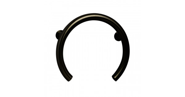 Round 12" Matte Black Grab Bar for Shower Valve, Integrated Safety and ...
