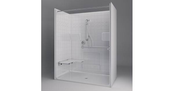 Ada Compliant Shower Stalls ADA Roll In Showers | Handicap Shower