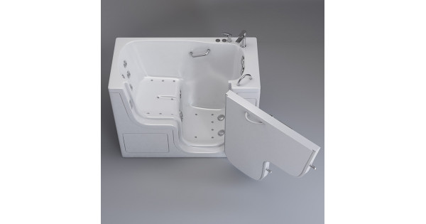 Freedom Walk in Bathtubs for Seniors, 26" x 52" Transfer Tub, Hydro ...