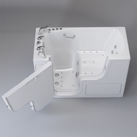 Freedom Walk in Bathtub Shower combo, Large 30" x 60" Transfer Tub ...