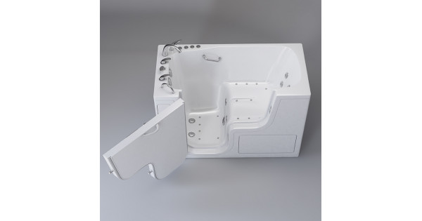 Freedom Walk in Bathtub Shower combo, Large 30" x 60" Transfer Tub ...