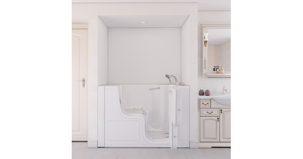 Freedom XXXL Walk in Bathtub, 36" x 55" Transfer Tub with Hydro Jets ...