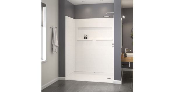 60" x 37" Shower Right Drain | Freedom Inspire Showers