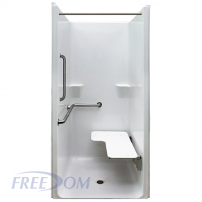 ADA Compliant Transfer Shower for People with Disabilities
