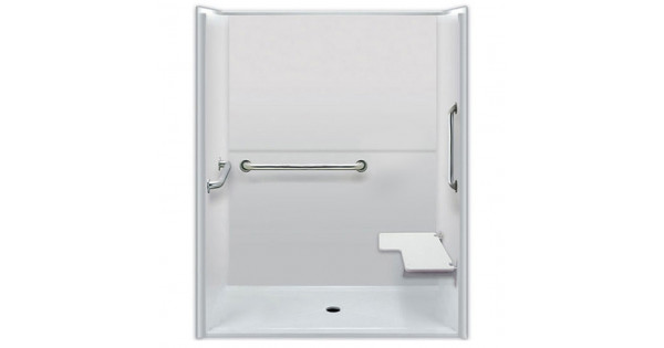 60" x 36" Accessible Shower (Right Seat) | Freedom Showers