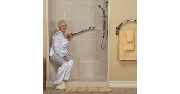 48" x 37" Freedom Easy Step Shower (Left Seat) | Freedom Showers