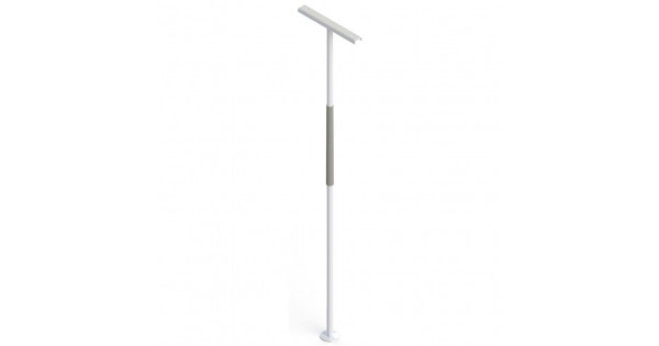 Support Pole for adaptable home safety, WHITE
