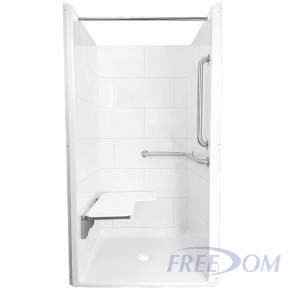 ADA Compliant Transfer Shower for People with Disabilities