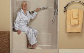 Freedom Showers™ | Accessible Showers | ADA Showers | Grab Bars