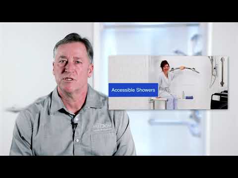 Freedom Showers™ | Accessible Showers | ADA Showers | Grab Bars